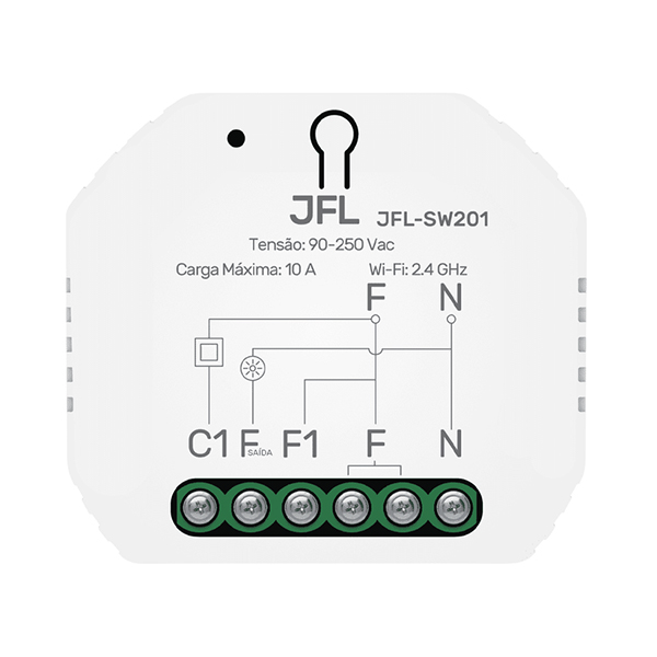 CONTROLADOR RELÉ INTELIGENTE WIFI JFL JFL-SW201 - Tienda Unitech Mayorista