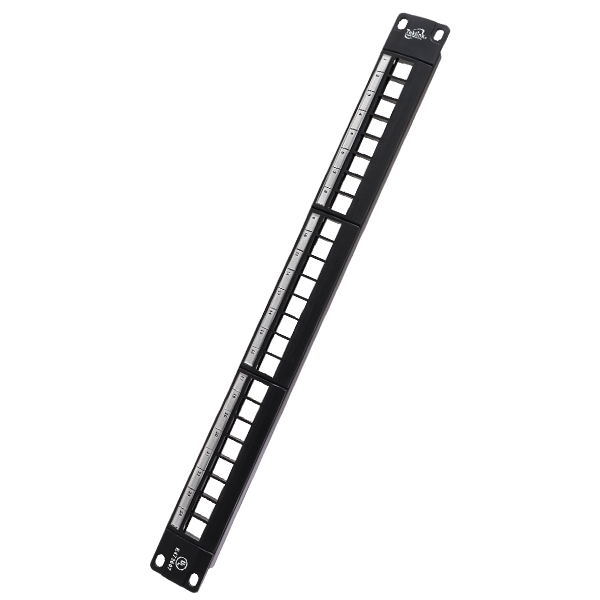 PATCH PANEL MODULAR 24 PUERTOS UL PARA RACK (PARA CONFIGURAR) 1U TEKLINK - Tienda Unitech Mayorista