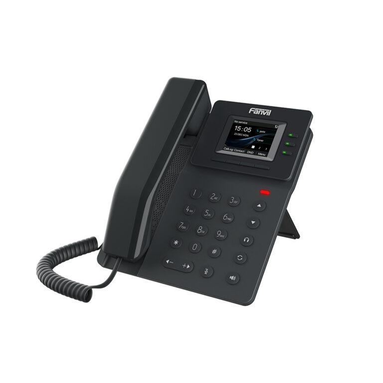 TELEFONO FANVIL IP 4 LÍNEAS SIP CON PANTALLA A COLOR DE 2,4 PULGADAS ...